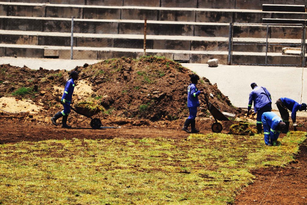 NEW LAWN FOR SAKUBVA STADIUM - Mutare City